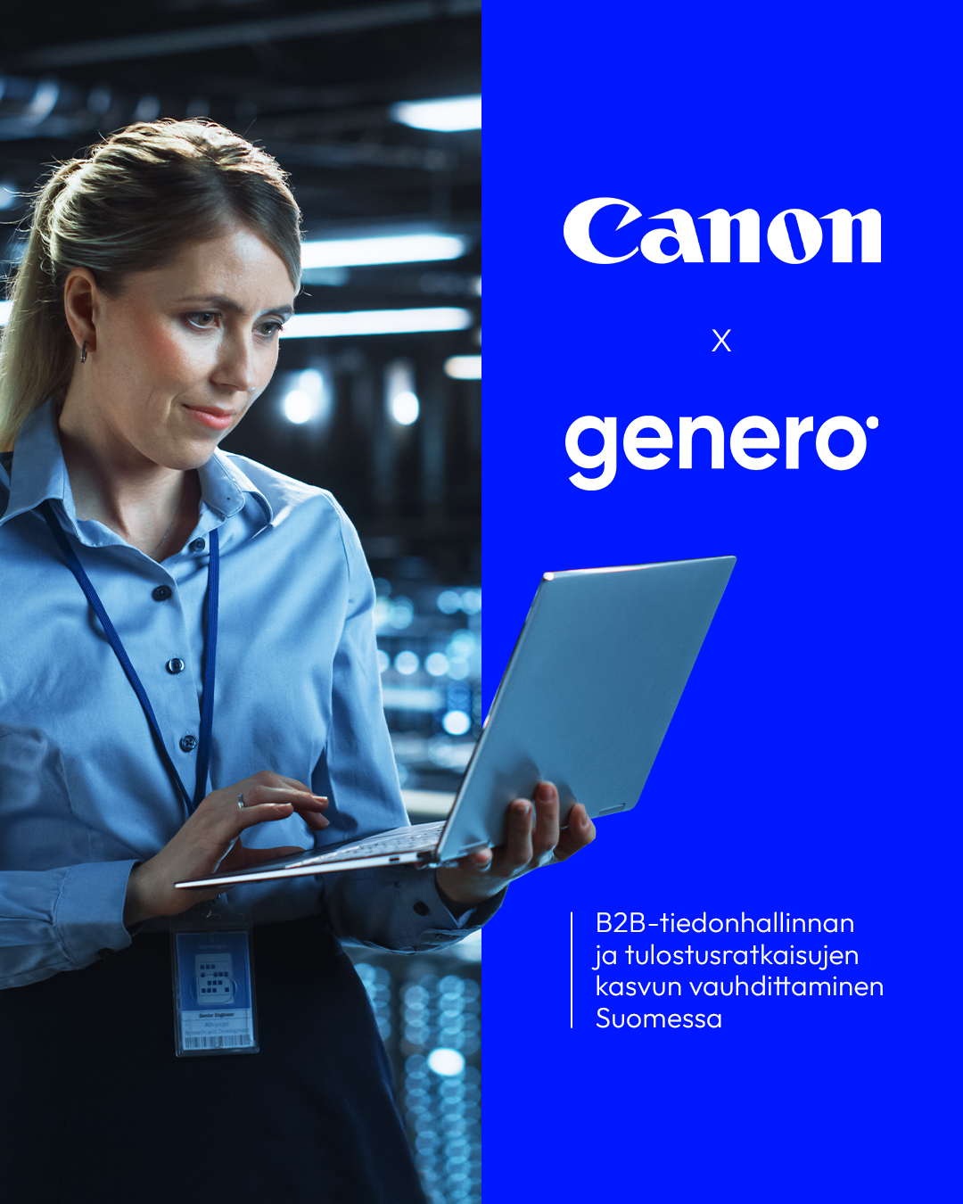 Canon chooses Genero as its Strategic Marketing Partner – Accelerating ...